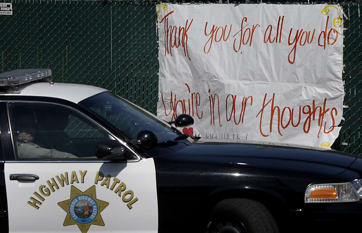 CHP cop's friends mourn 'solid, caring guy'