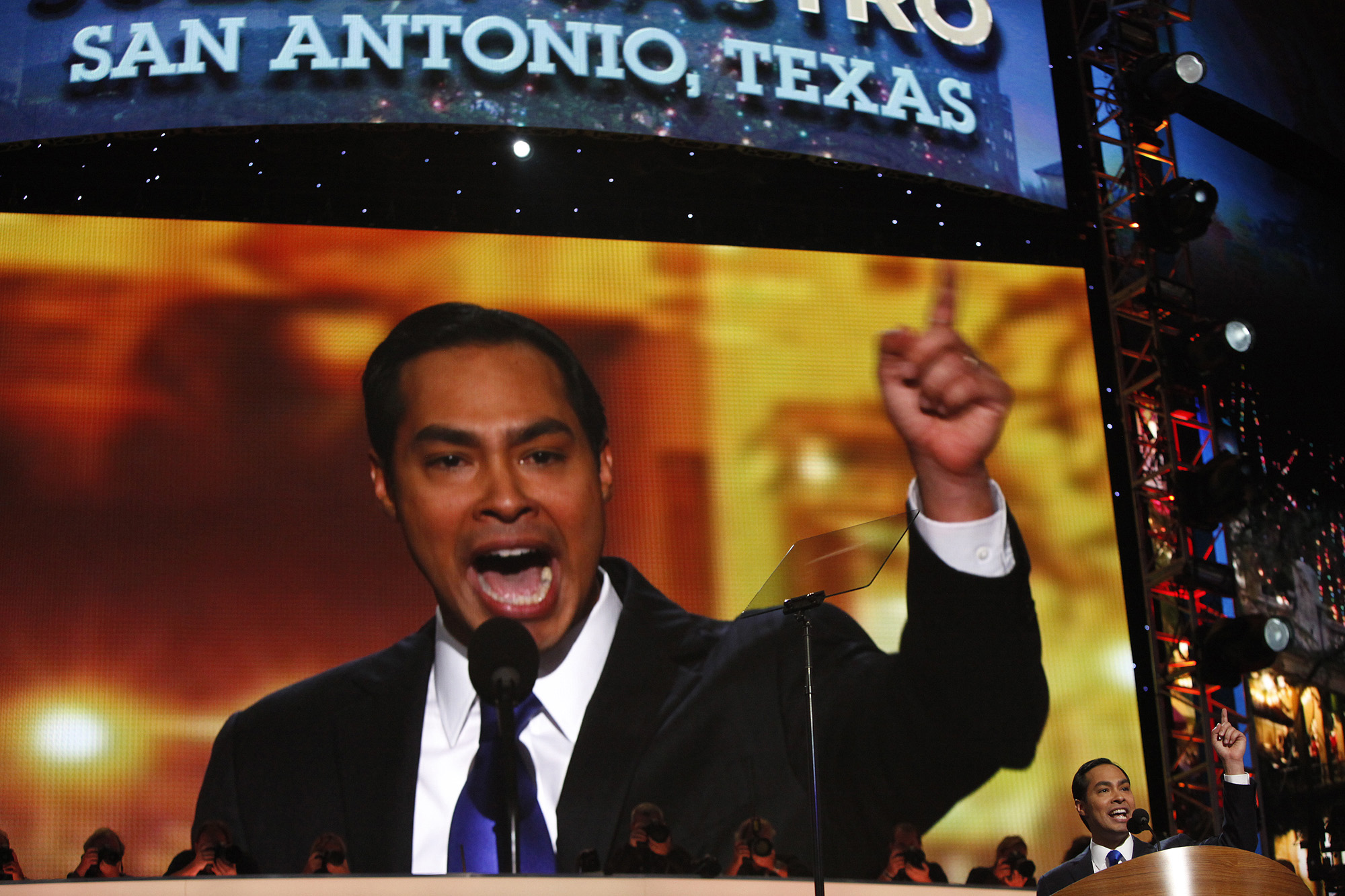 Castro's positions on platform issues