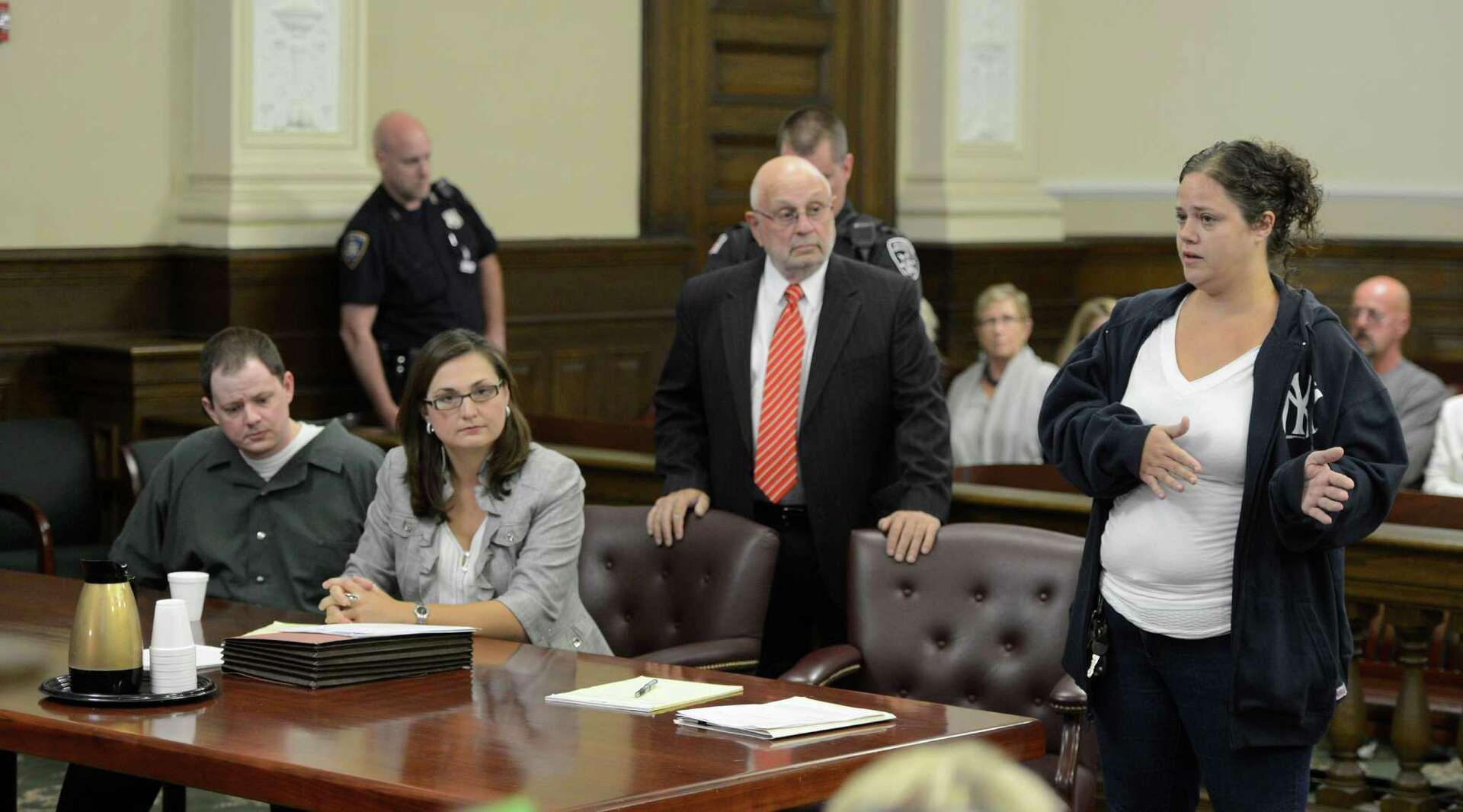 Pain collides with past at sentencing