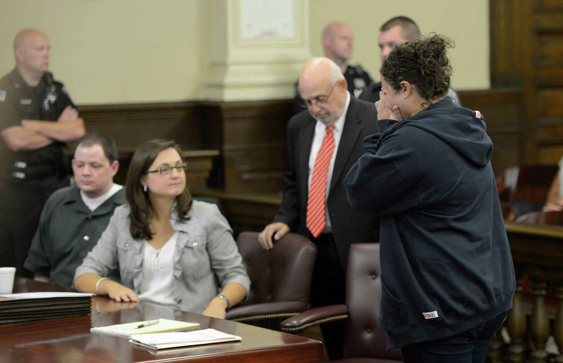 Pain collides with past at sentencing