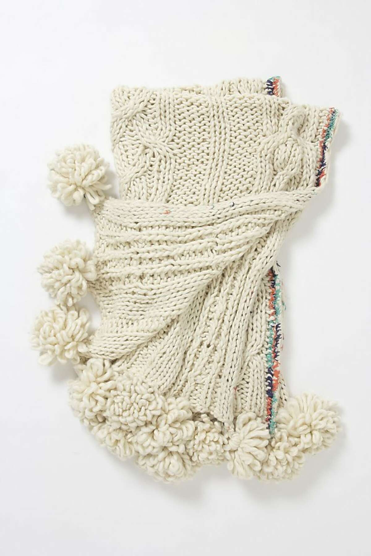 Snuggle-worthy cable-knit throws