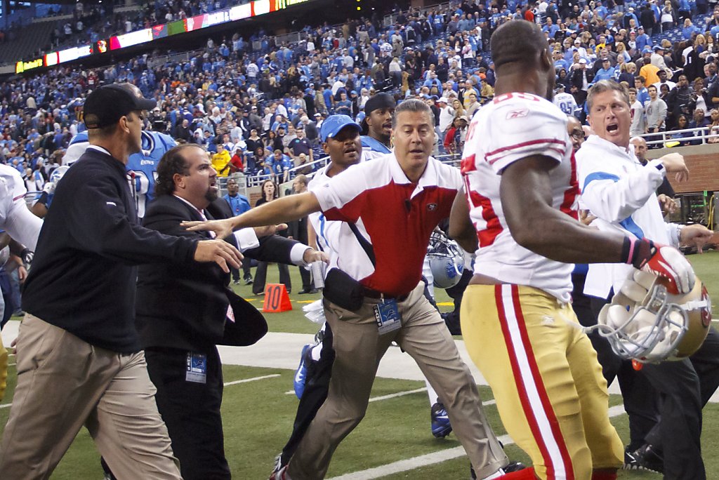 Harbaugh can't shake off 'the' question