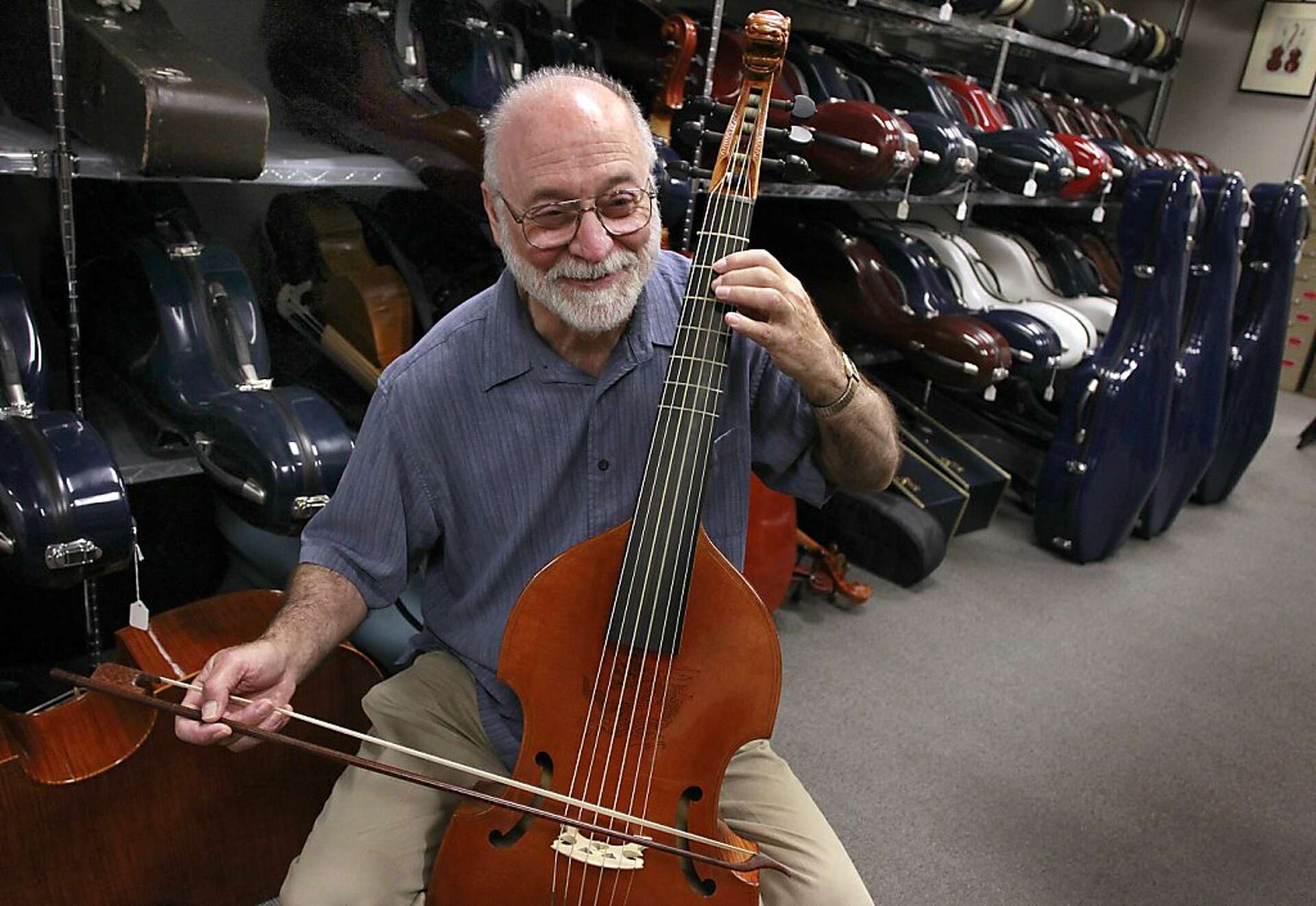 Lazar's shop serves early music players