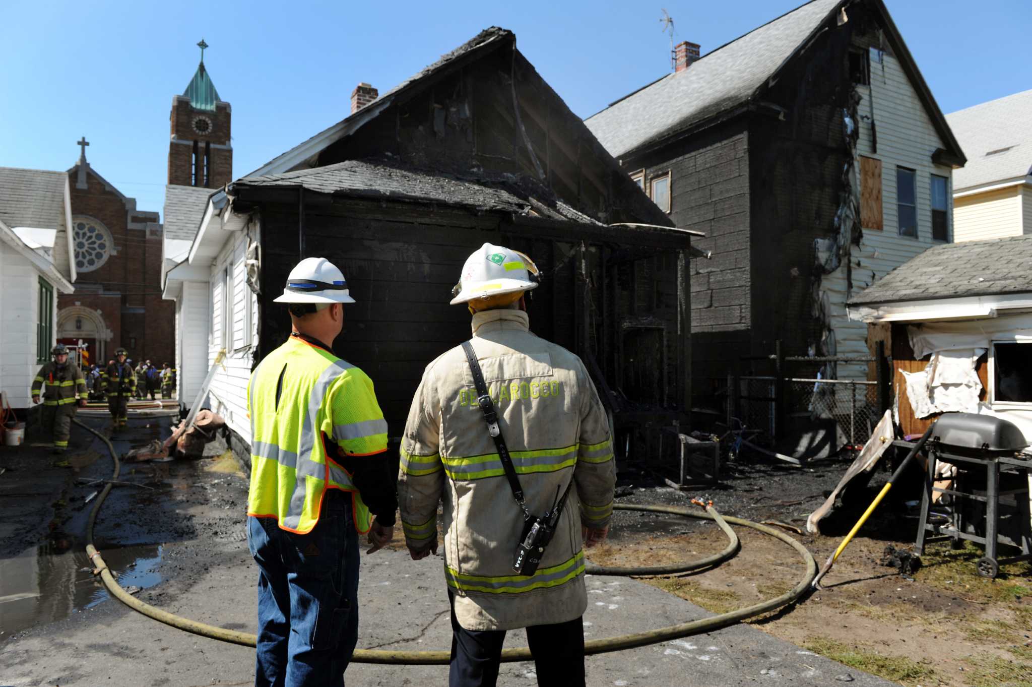 Fire burns two homes