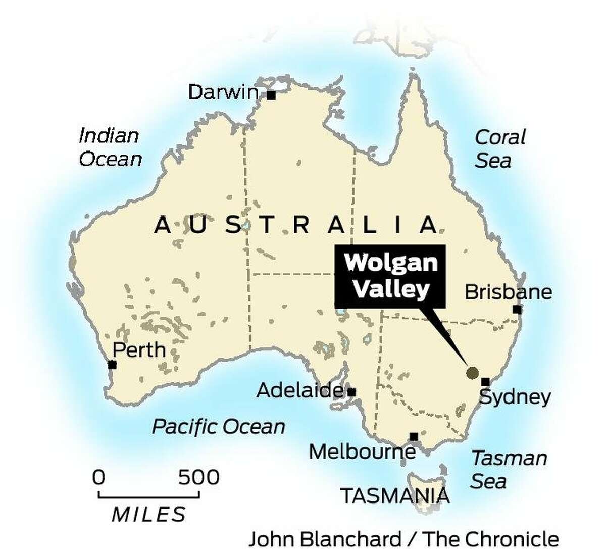 Wolgan Valley in Australia wild, woolly