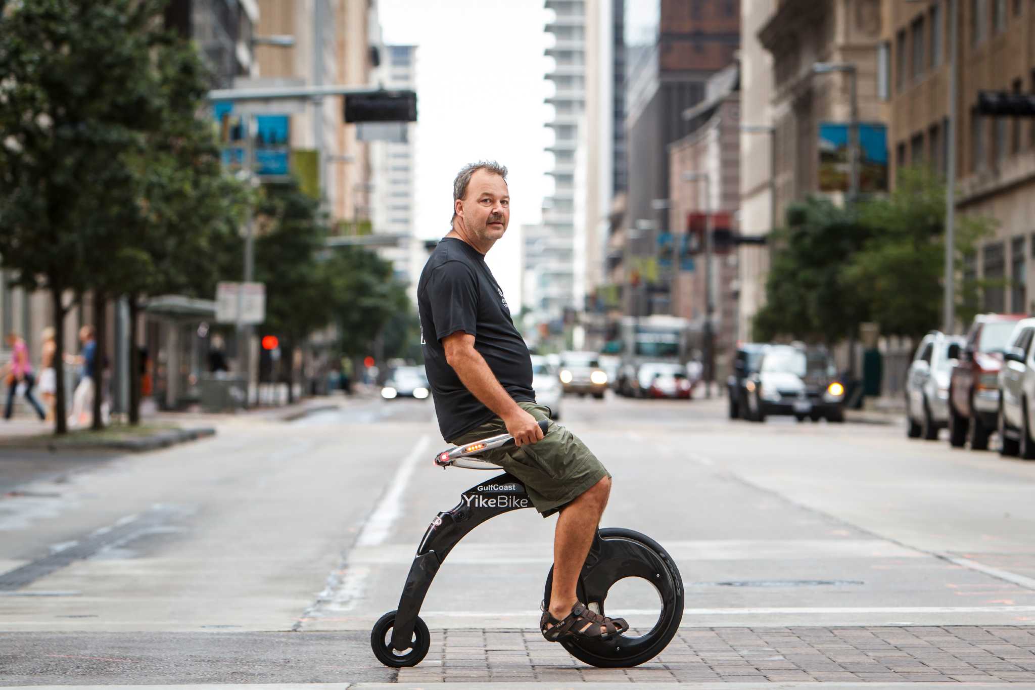 Funky little bicycle turns heads