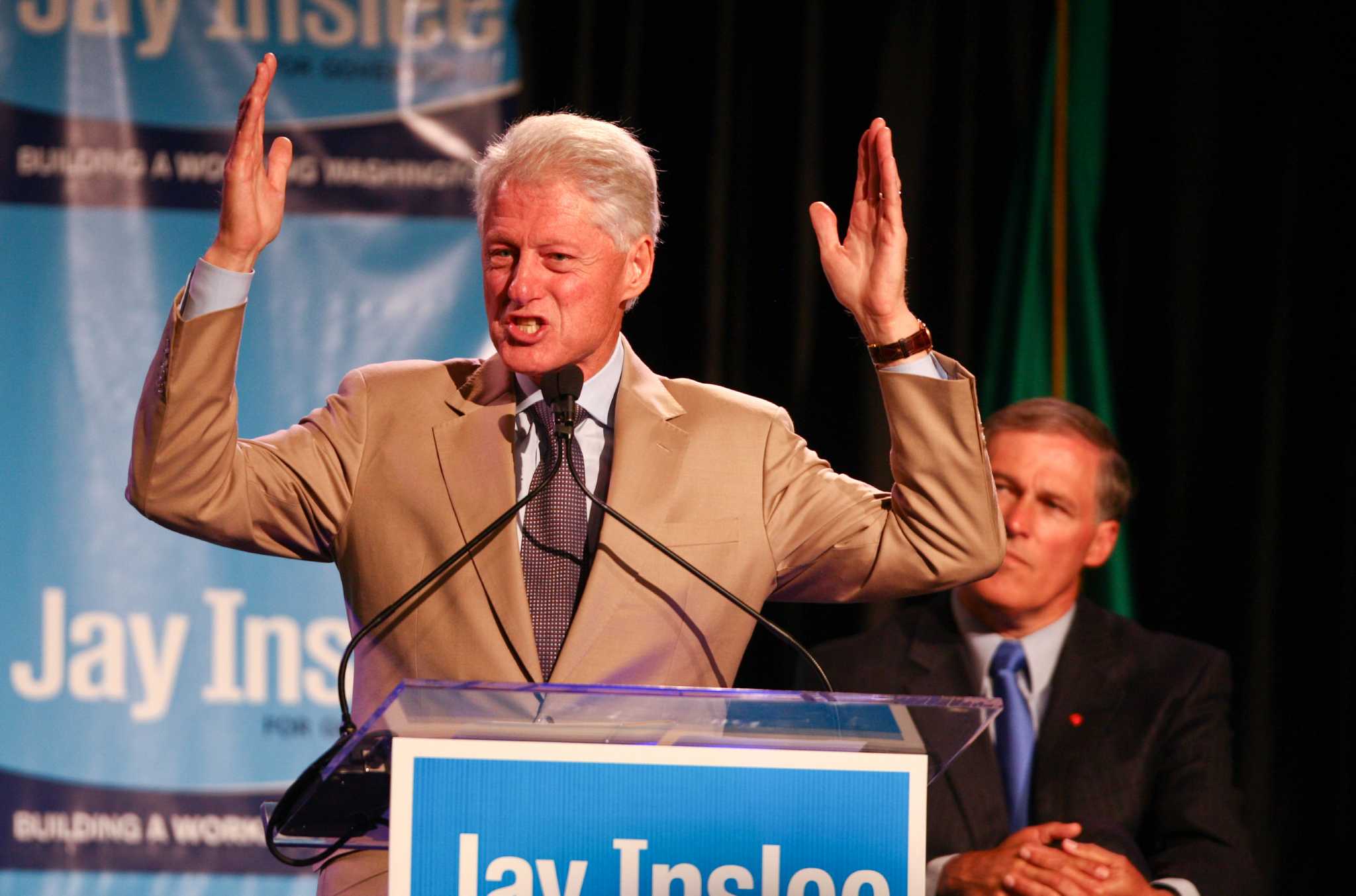 Bill Clinton: Brief, on time, and on Mitt Romney's case