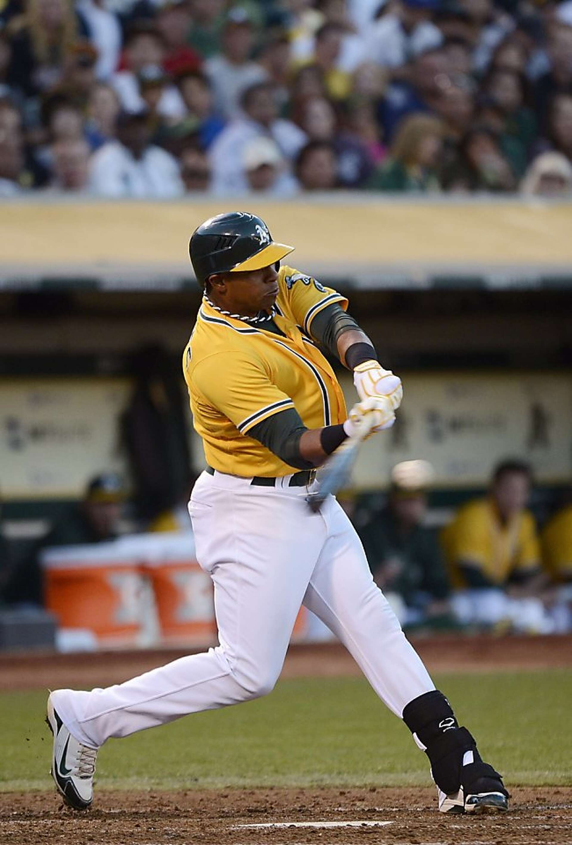 Drew lifts A's in field, and at plate