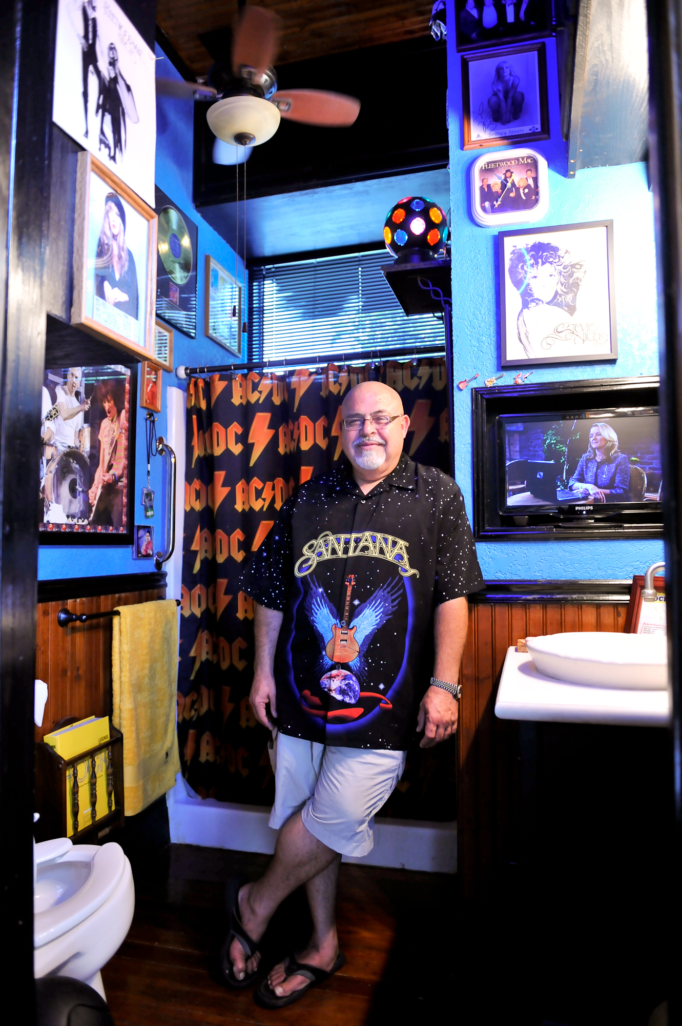 This man cave really rocks