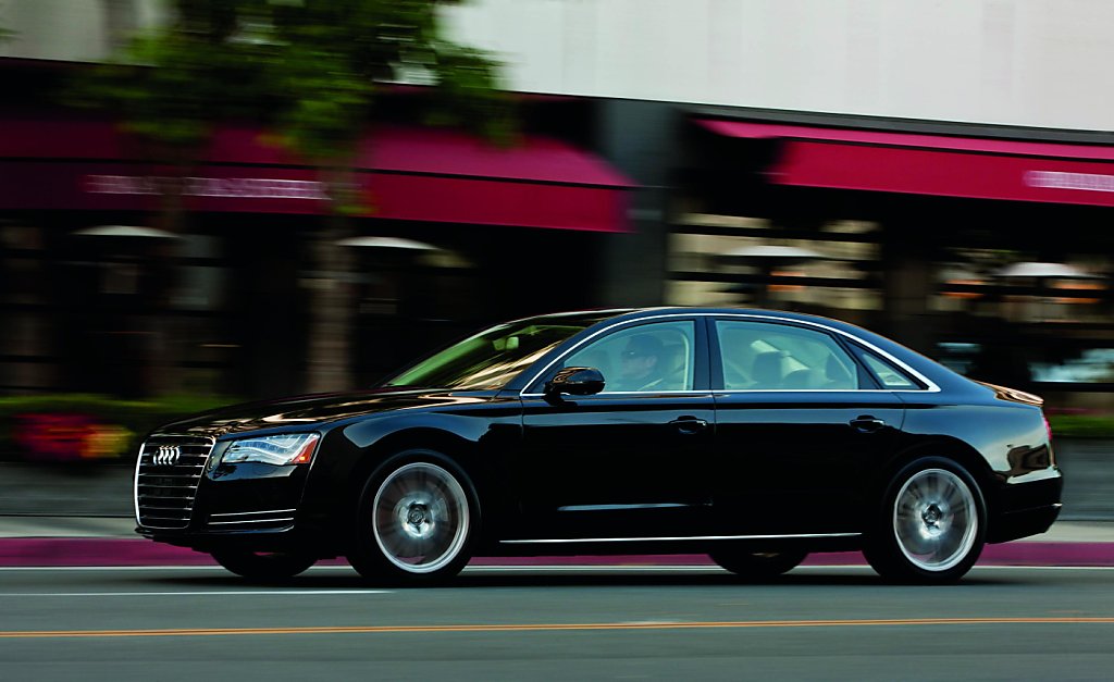 Classic Audi still front and center