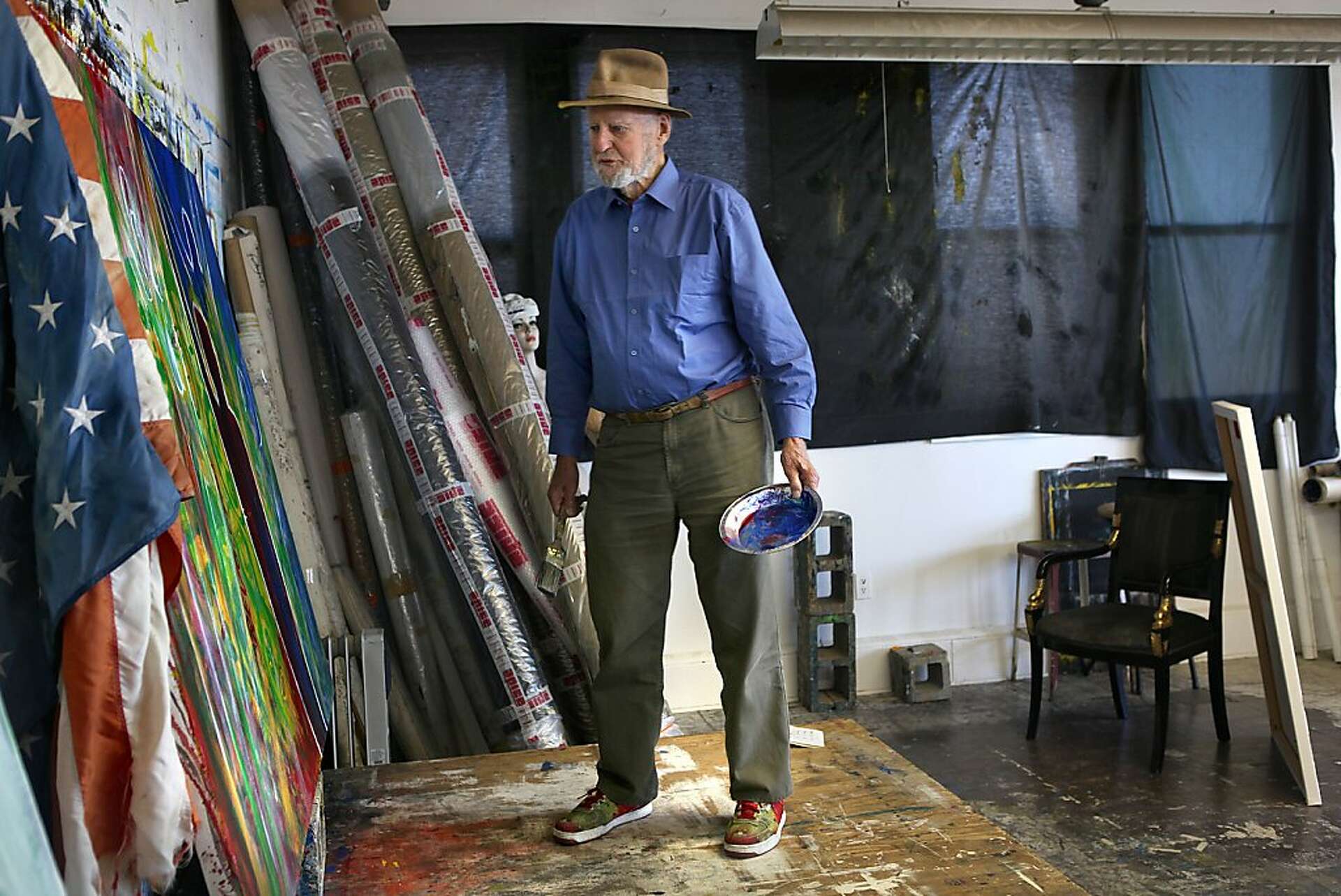 Lawrence Ferlinghetti's indelible image