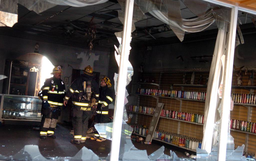 Ansonia fire damages Main Street store