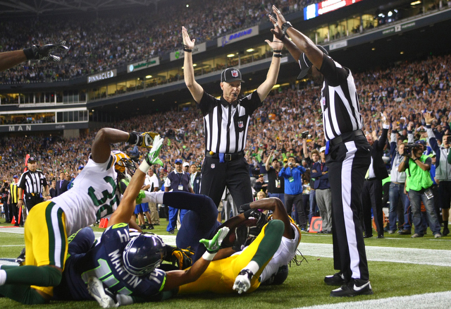 Photos: Seahawks stun Packers on final play