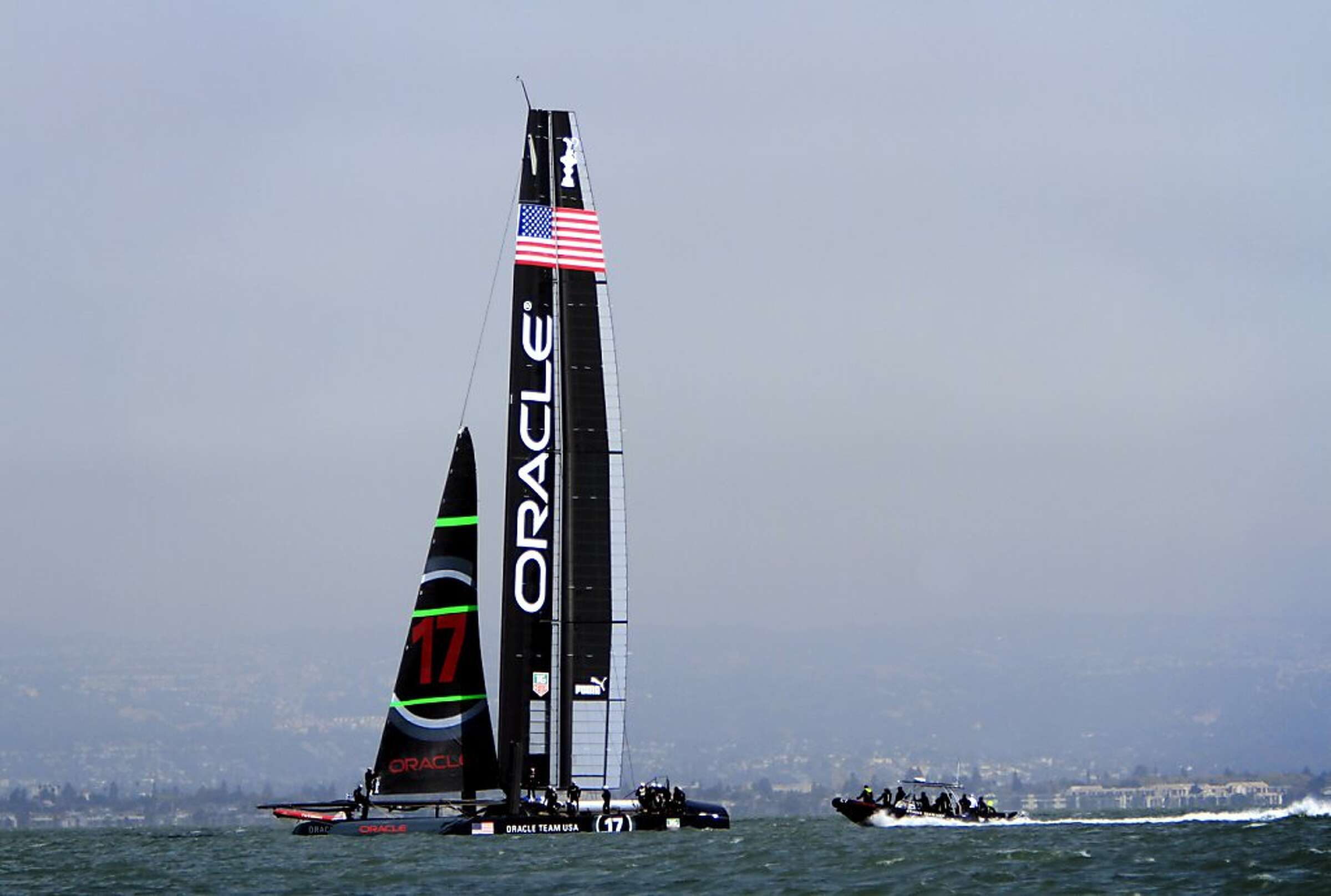 Team Oracle tests boat, drawing spies