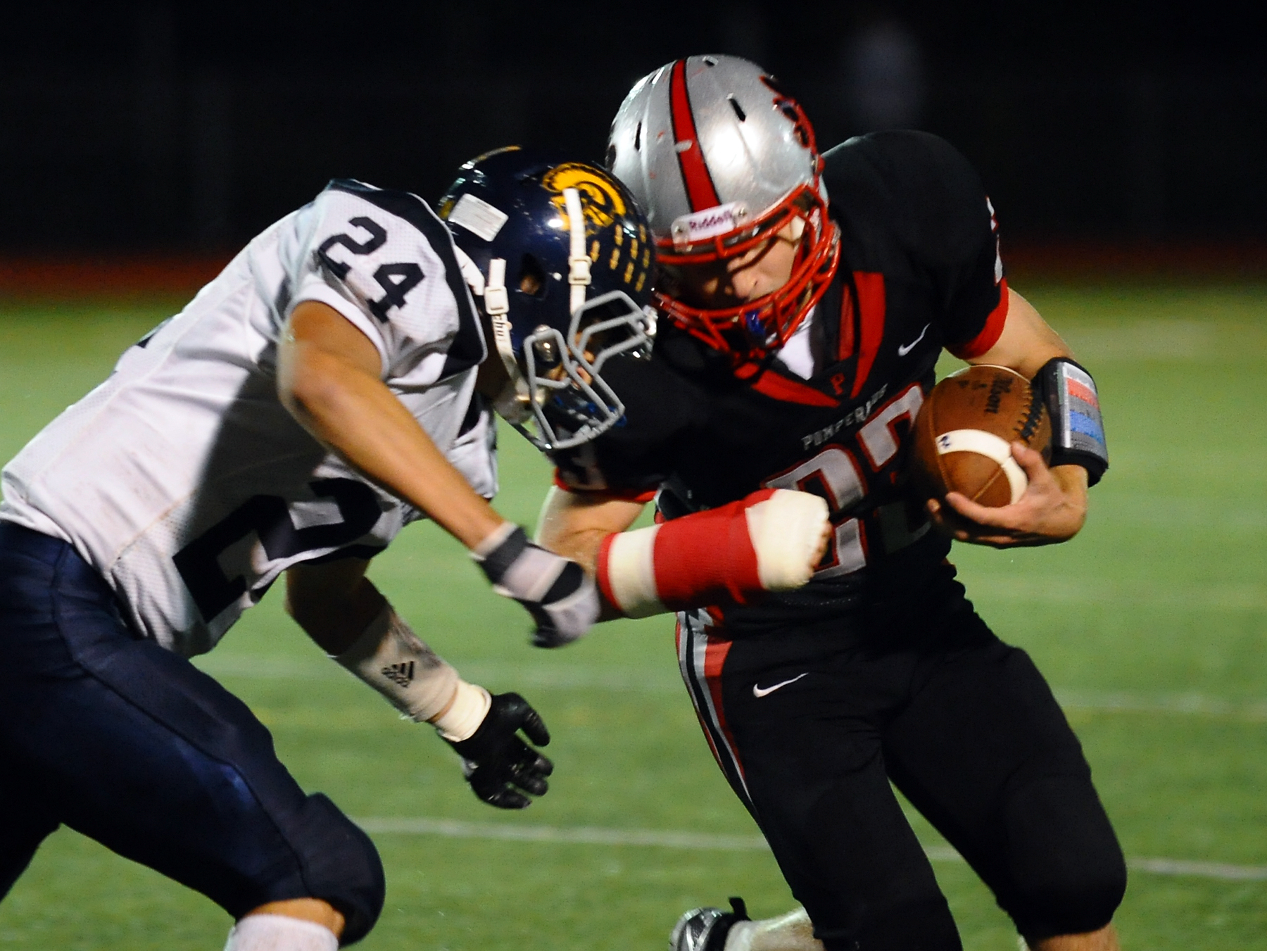 Hassett sparks Weston football over Pomperaug
