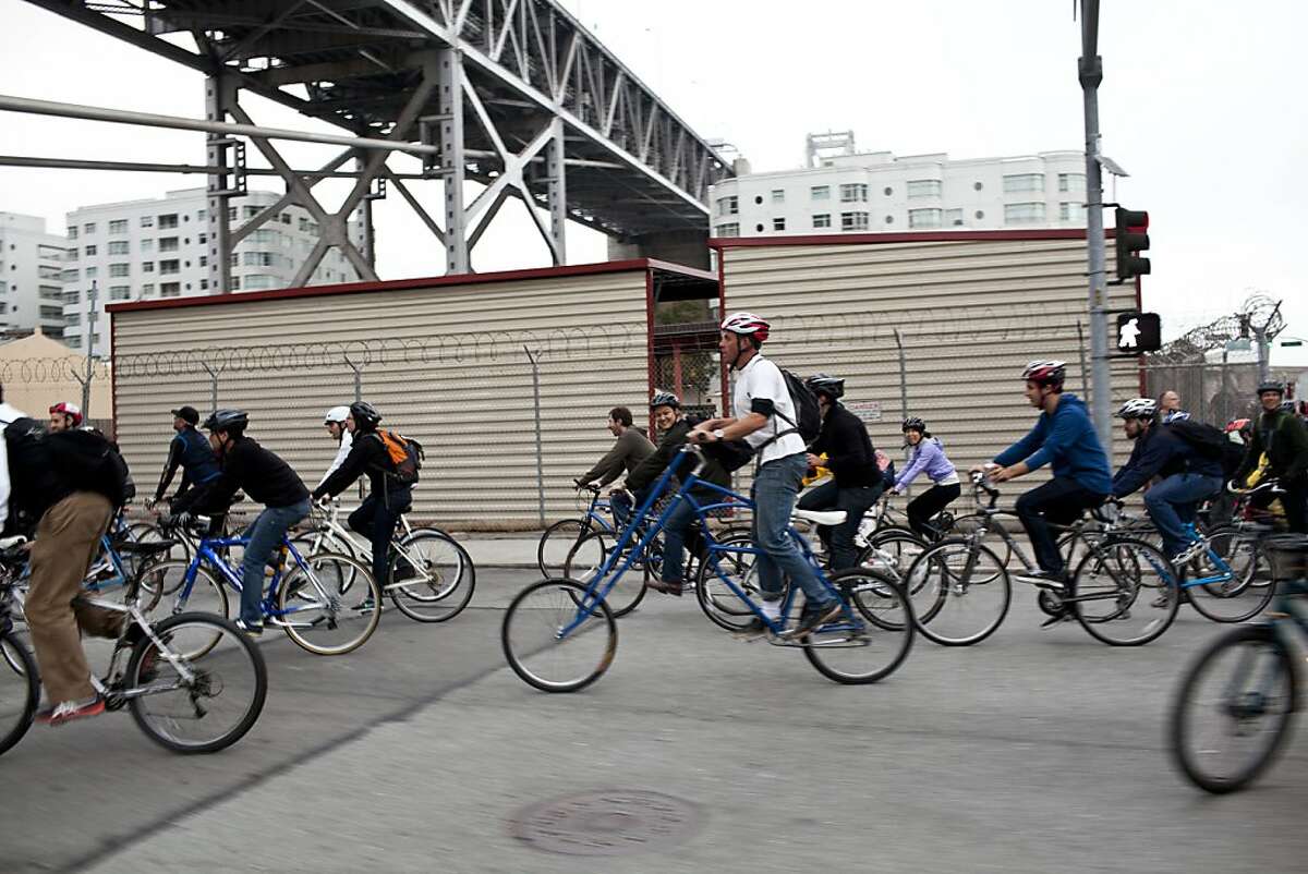 Thousands at Critical Mass 20th birthday