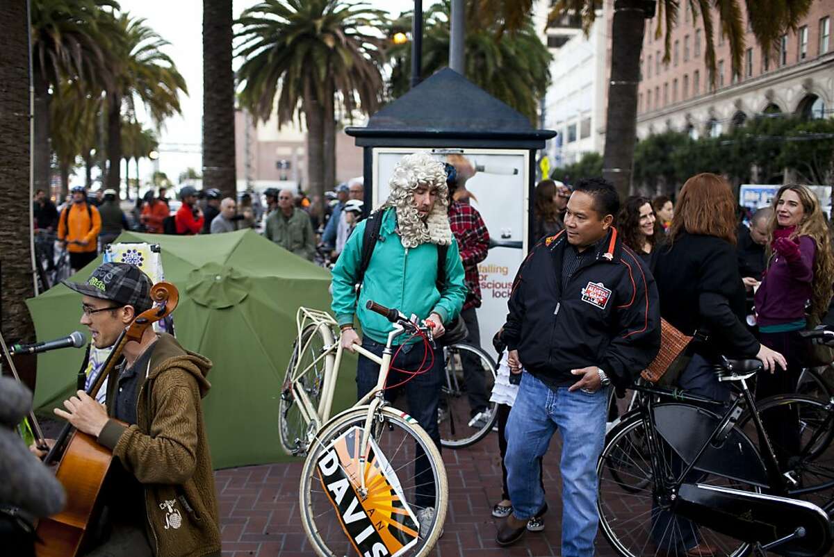 Thousands at Critical Mass 20th birthday