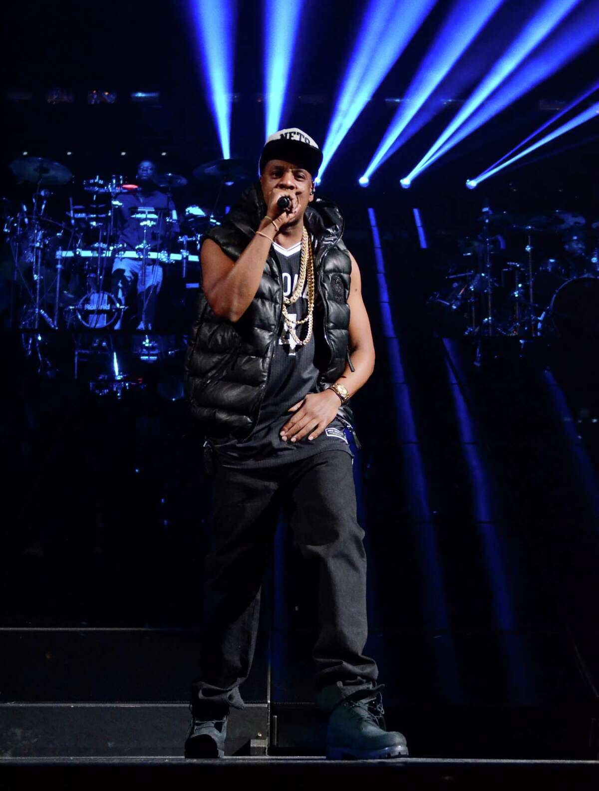 Jay-Z christens Barclays Center