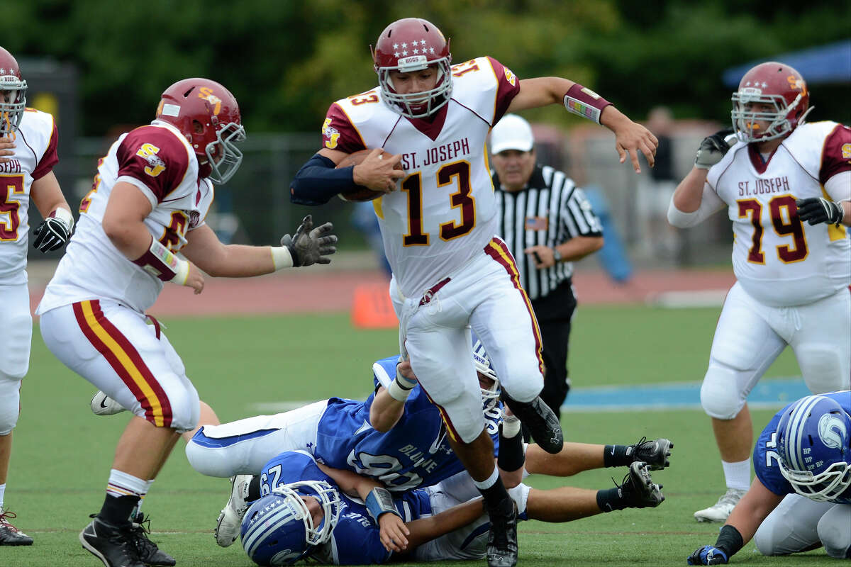 St. Joseph football rallies to beat Darien in 2 OT
