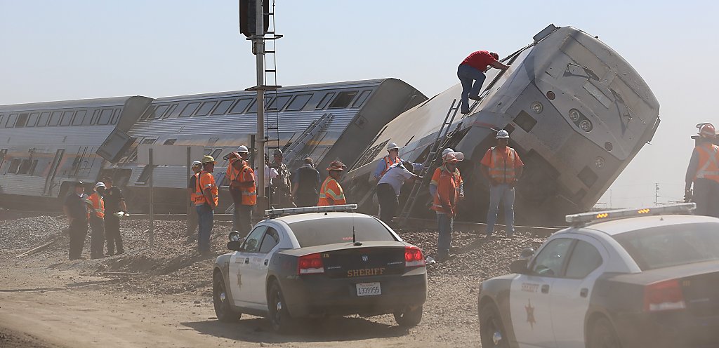 Big rig slams into Amtrak train in Central Valley