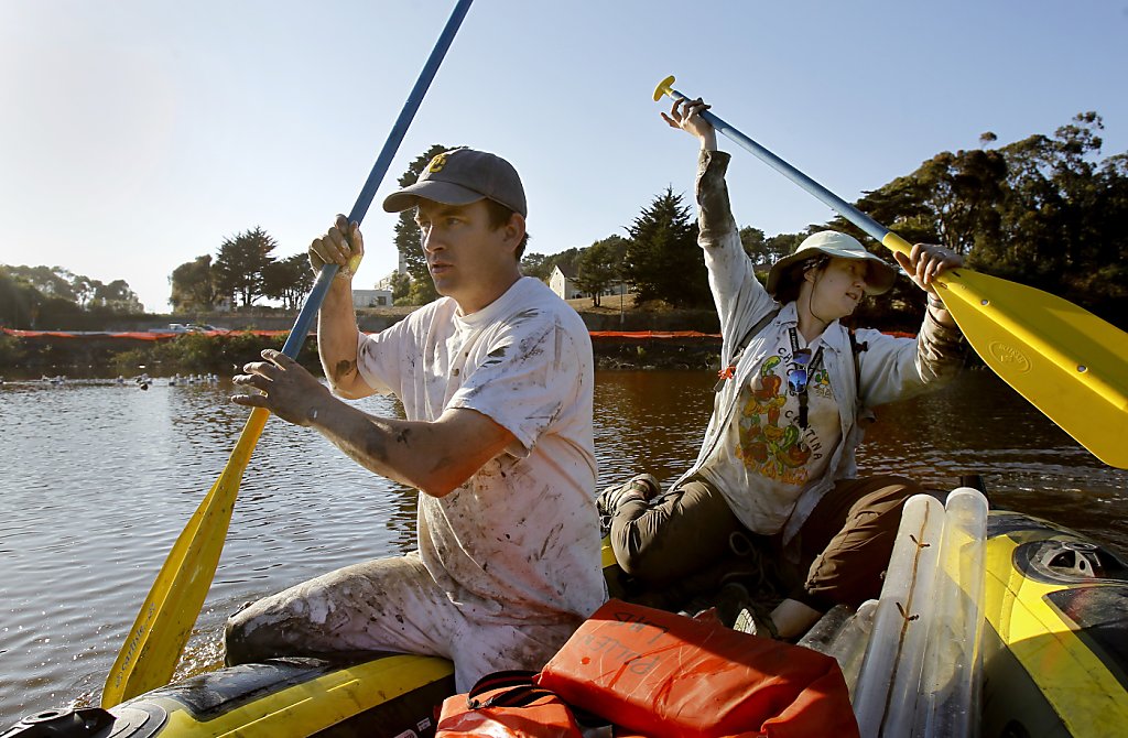 Mountain Lake samples being extracted