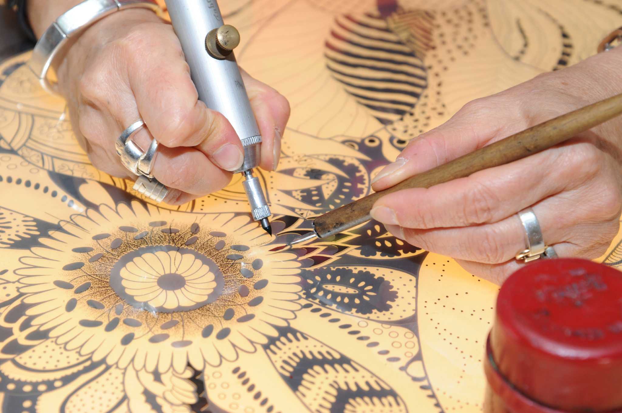 The Hermès scarf process