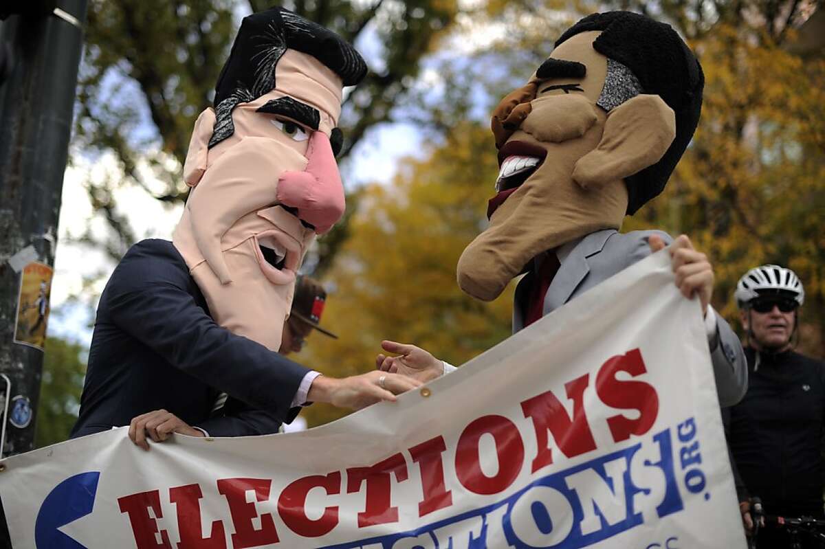 Romney, Obama square off in polite debate