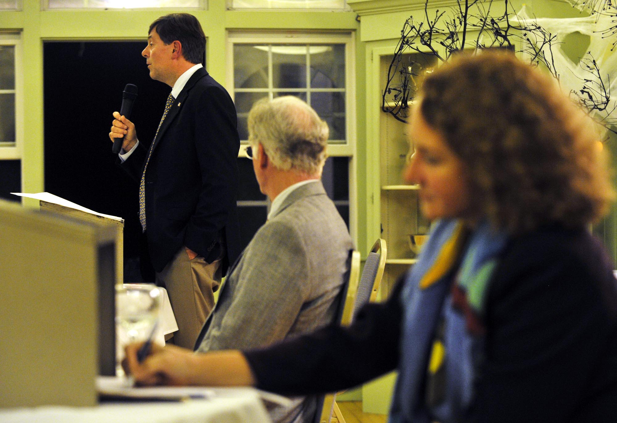 Esty, Roraback talk energy, environment