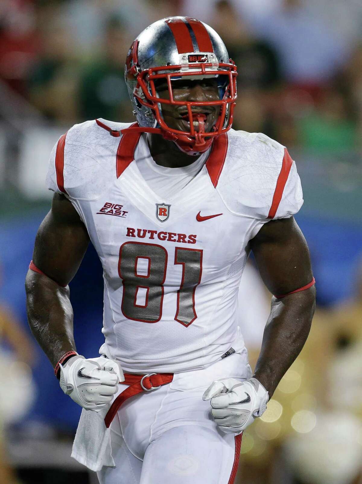 Stratford's Harrison enjoying two roles -- father and Rutgers receiver