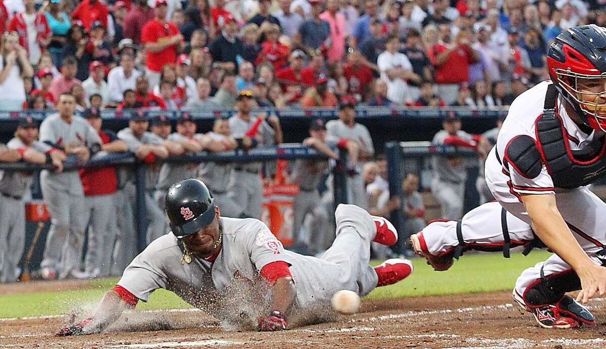 The St. Louis Cardinals defeat the Atlanta Braves in the NL Wildcard game