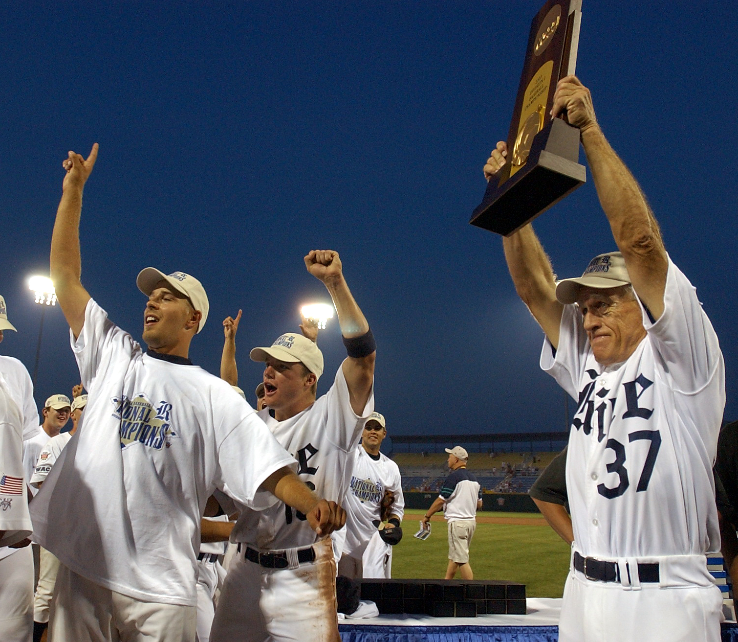 Celebrating Rice's Wayne Graham's 80 birthday with photos