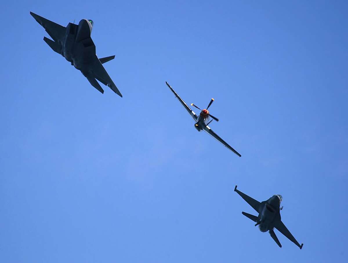 Air show off, fireworks on for Fleet Week