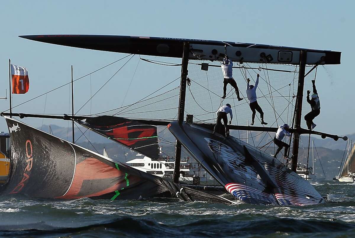 Oracle boat fares well after capsizing
