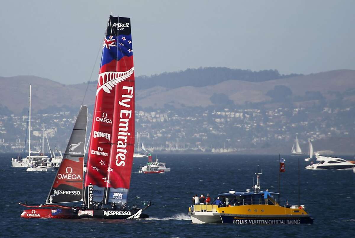 Oracle boat fares well after capsizing