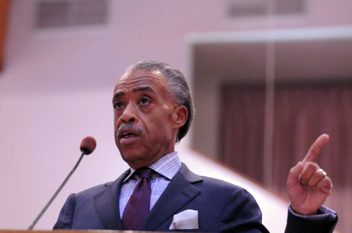 Sharpton urges black voters to exercise their rights in Stamford speech