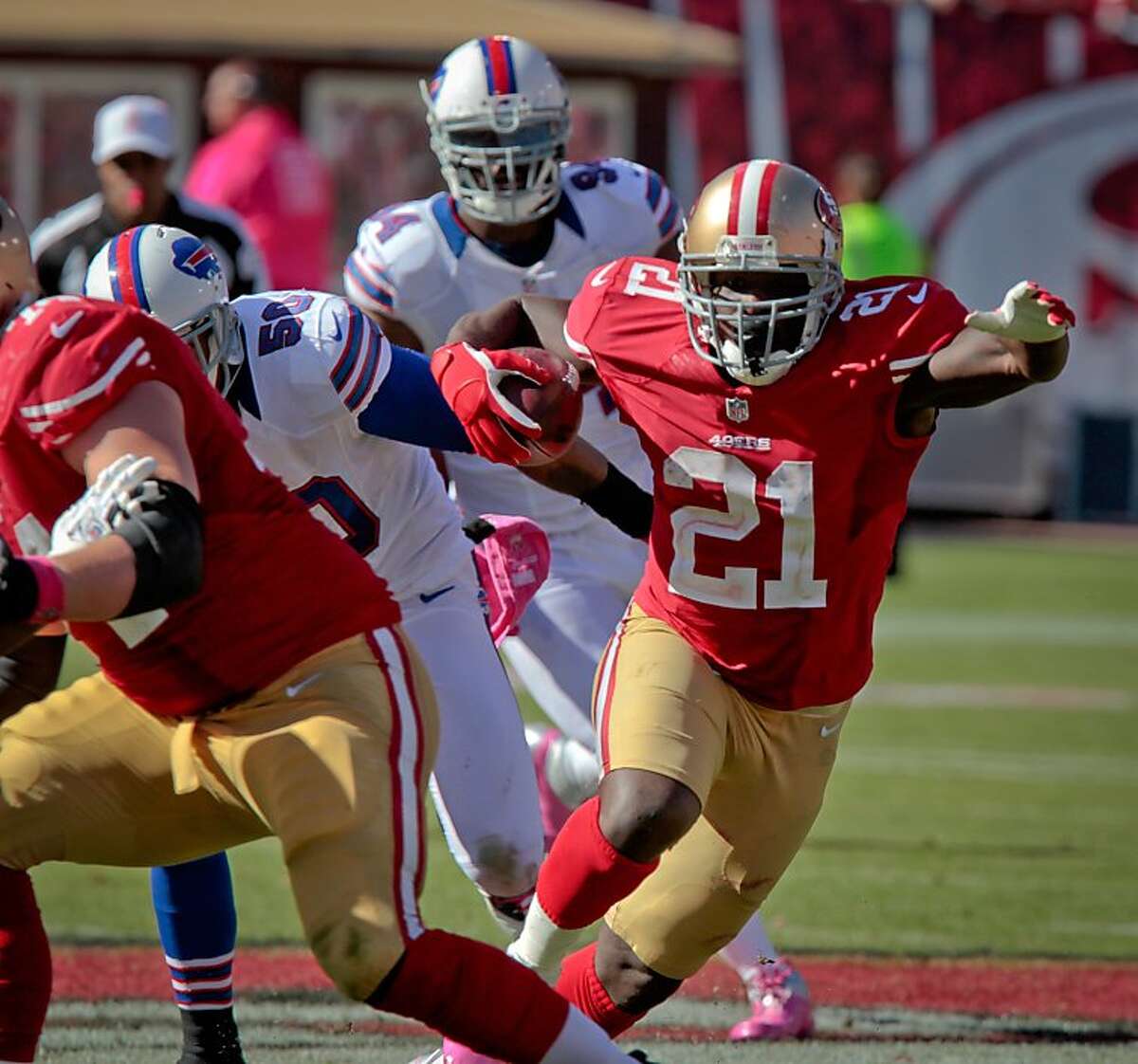 Record day as 49ers blow out Bills