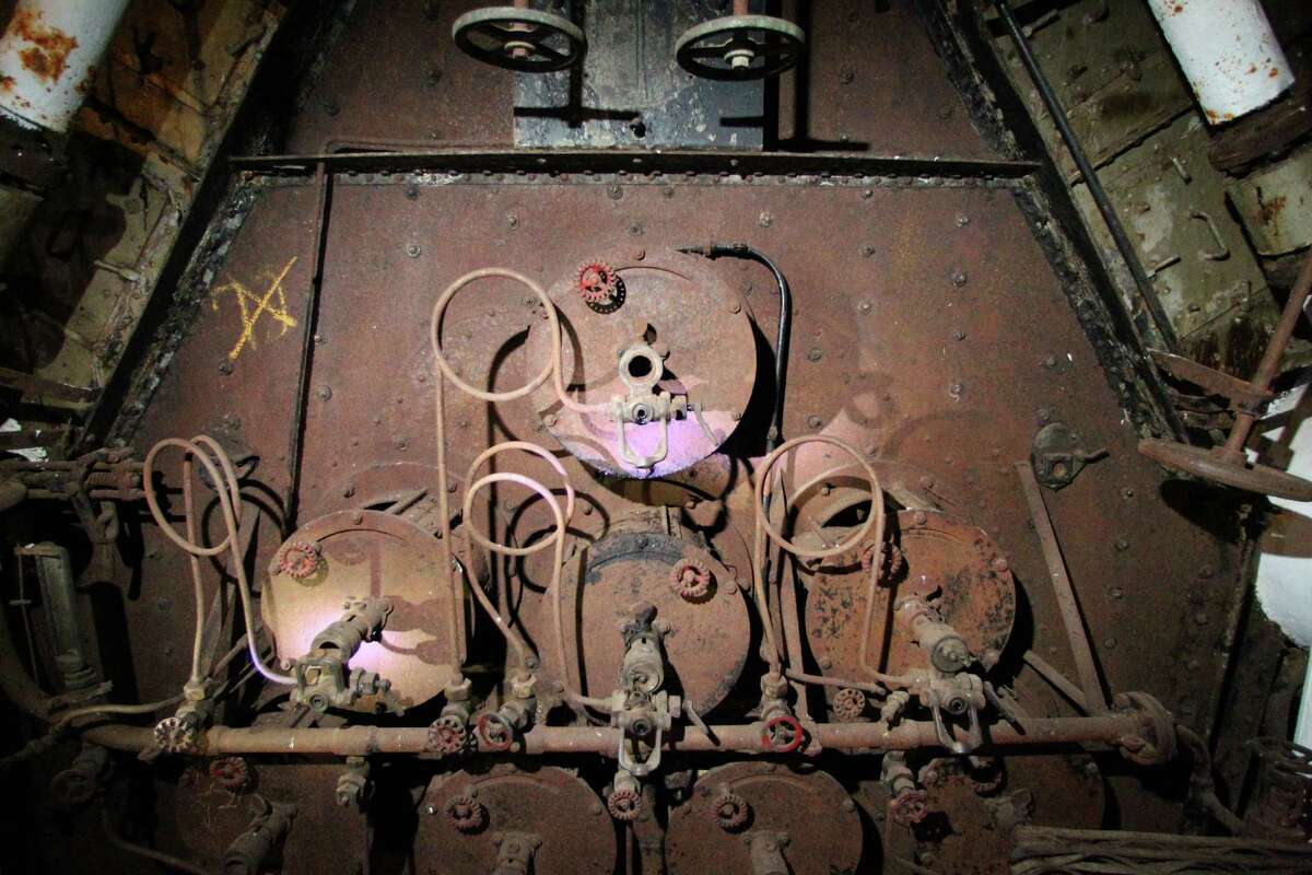 "Hard hat" tour of USS Texas