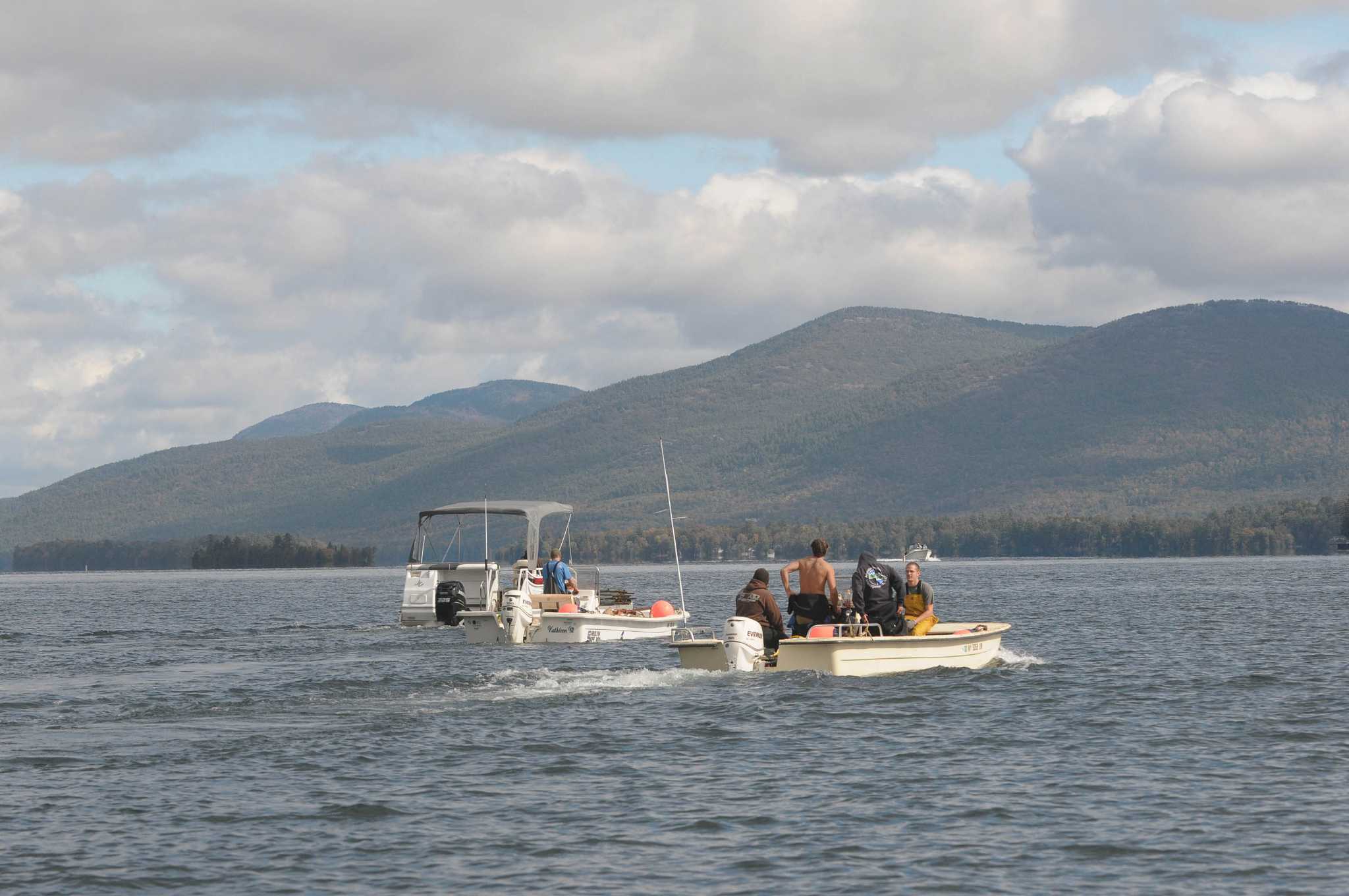 Photos: Battling lake invaders