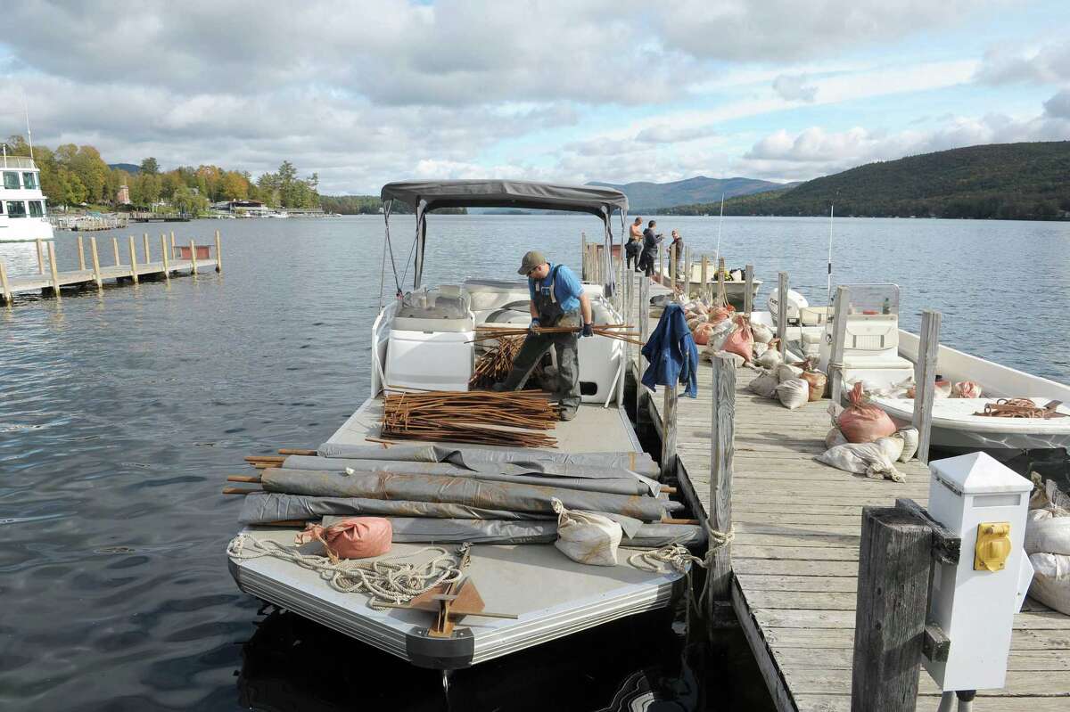 Photos: Battling lake invaders