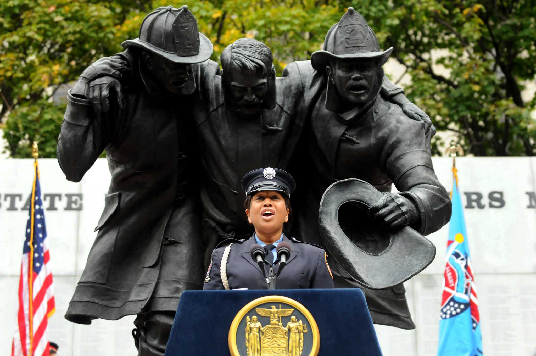 Photos: Firefighters memorial