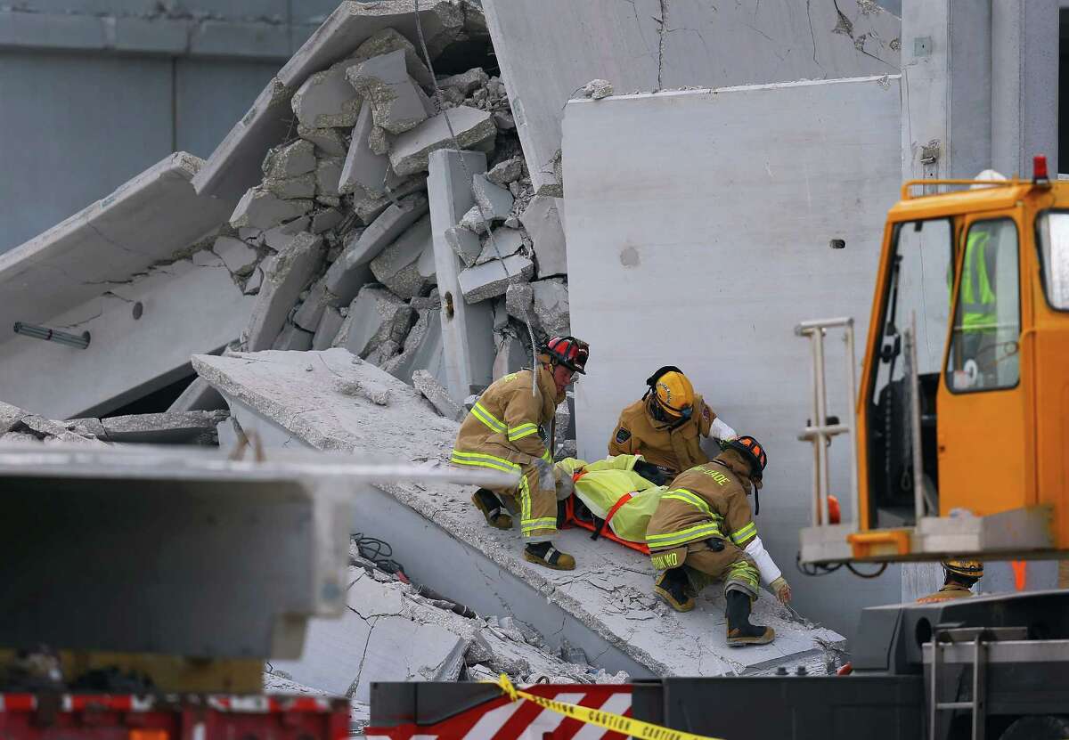 Parking garage collapse