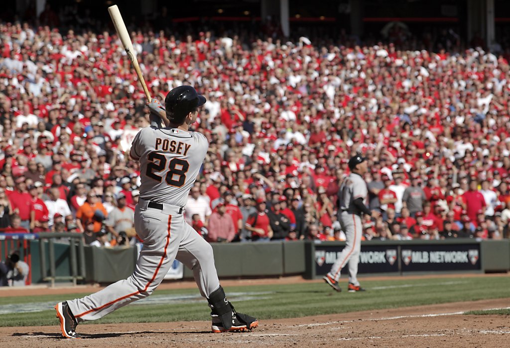 Posey celebrates, and deservedly so