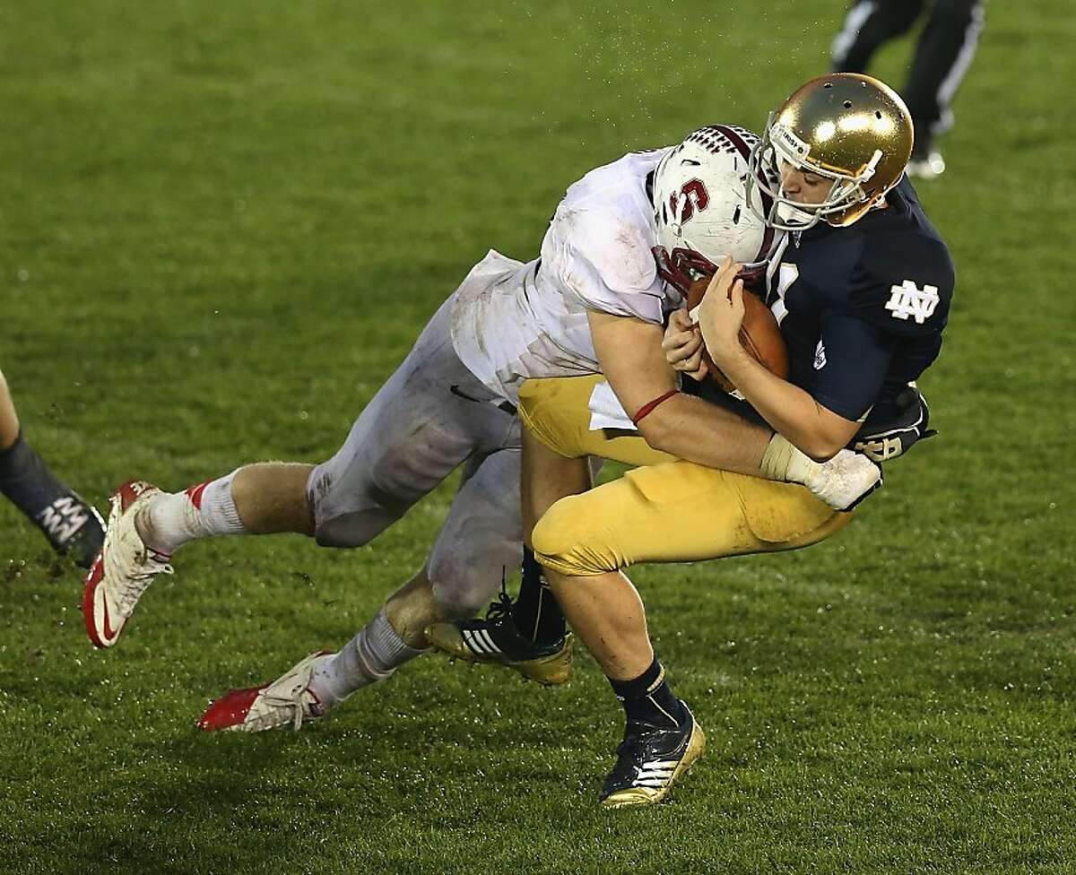 Notre Dame stops Stanford in overtime