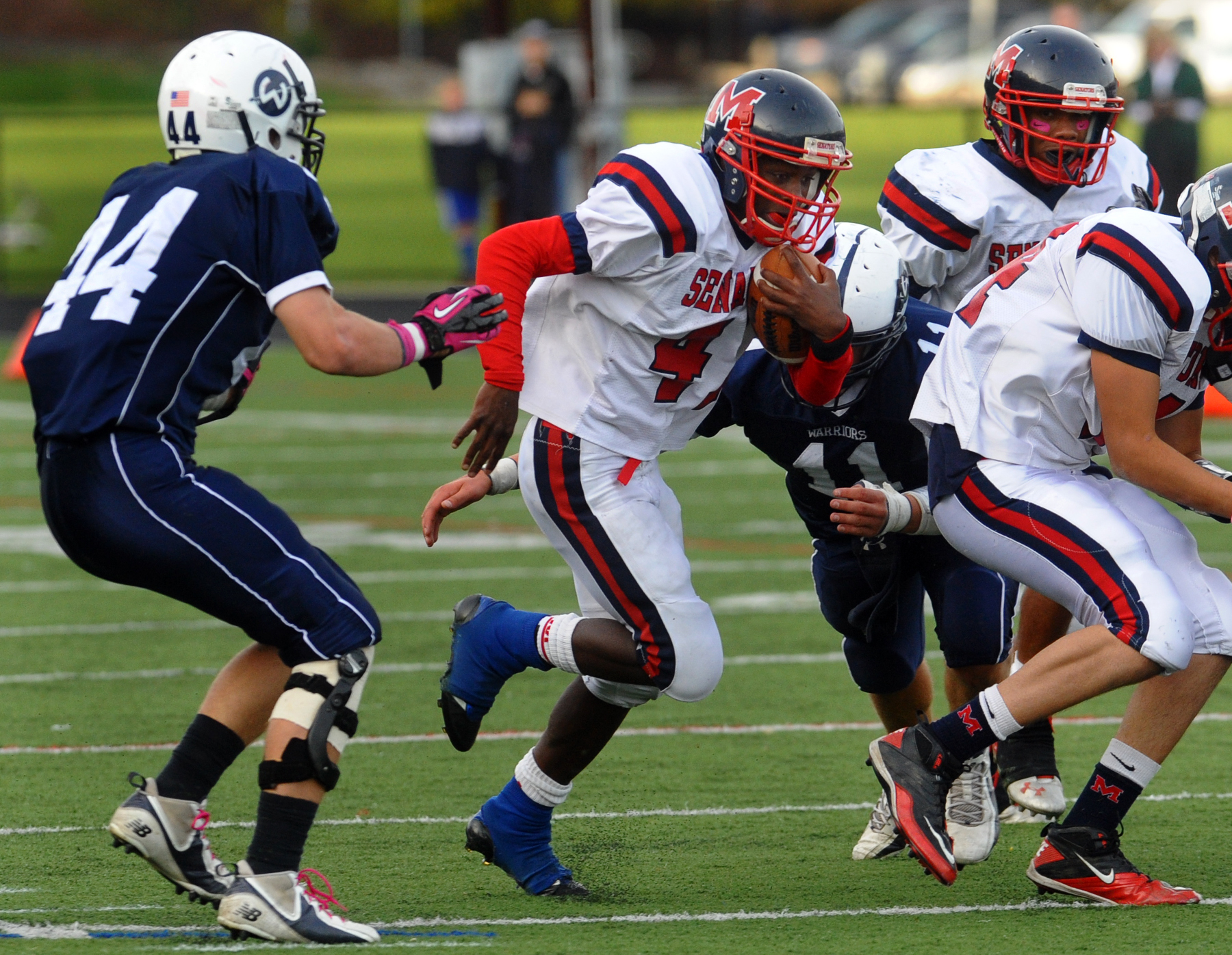 Wilton football beats McMahon