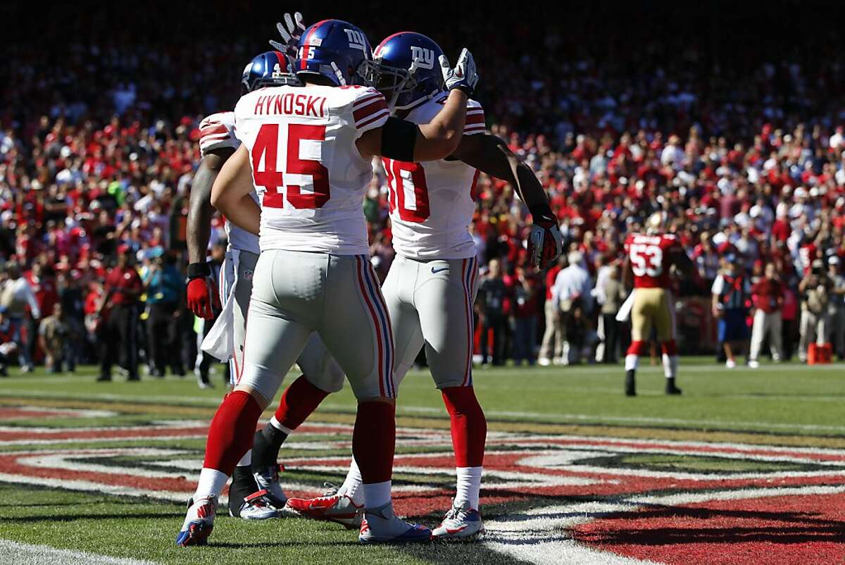 New York Giants rout 49ers in S.F., 26-3