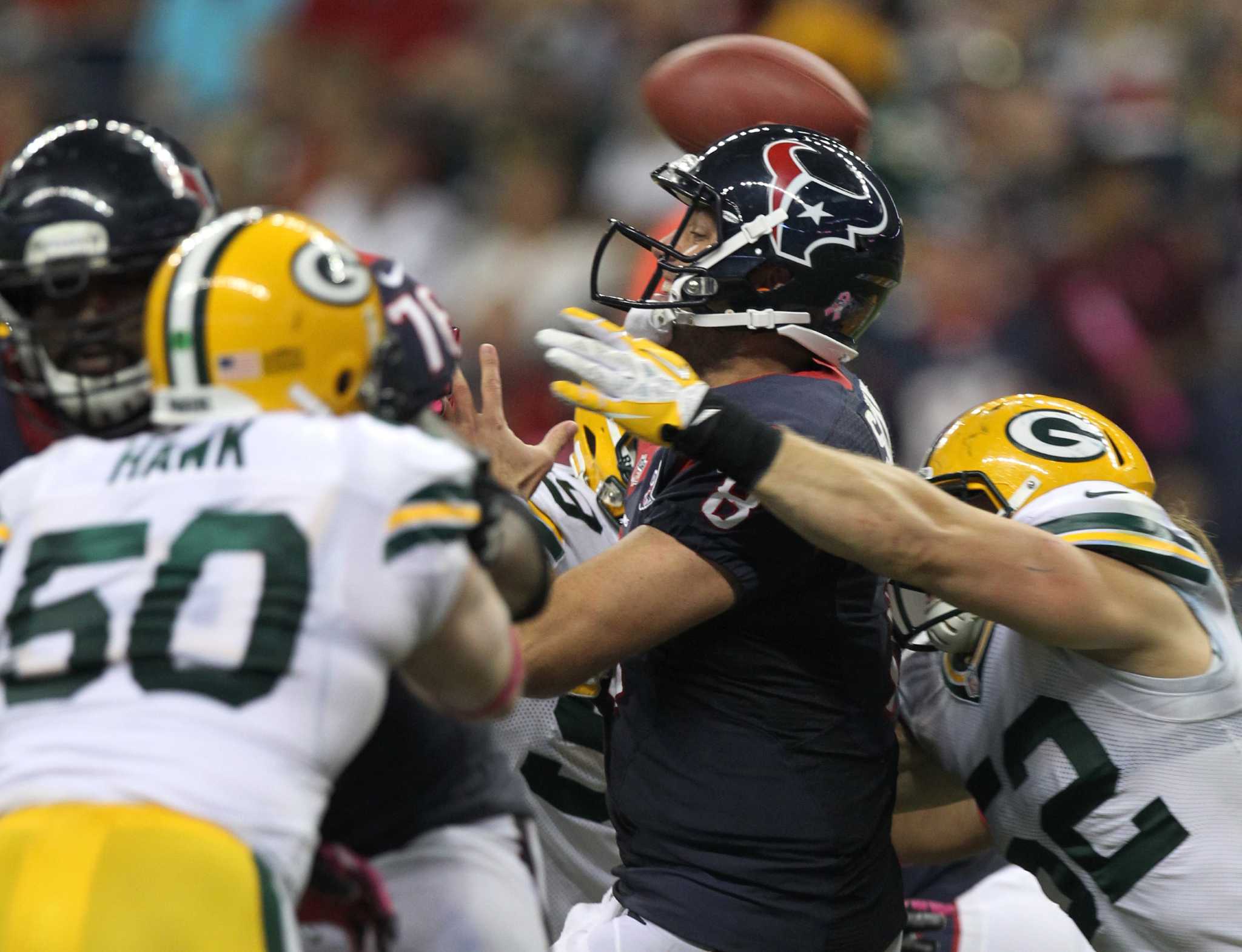 Packers bring Texans' streak to abrupt halt