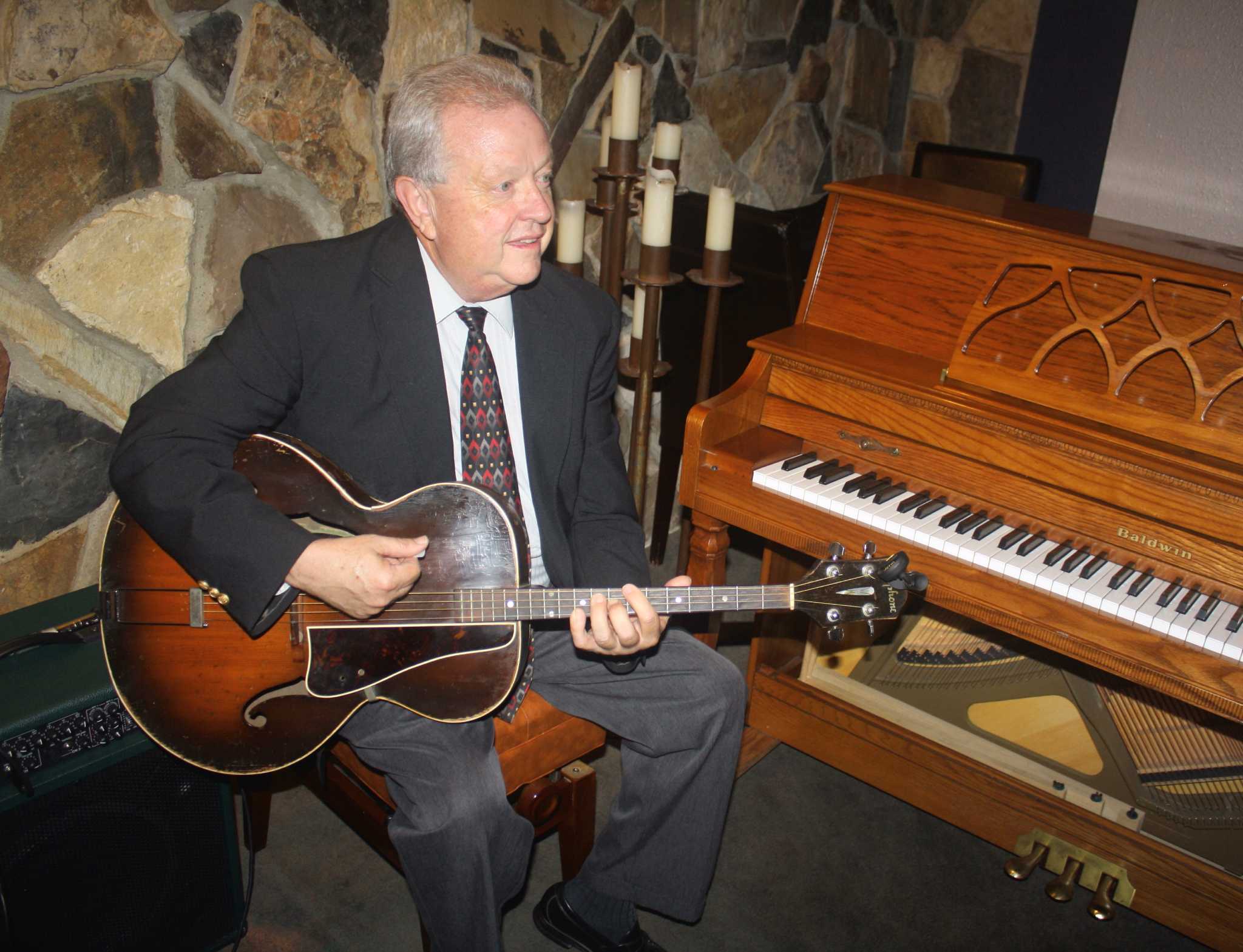 Howard Elkins still picking away