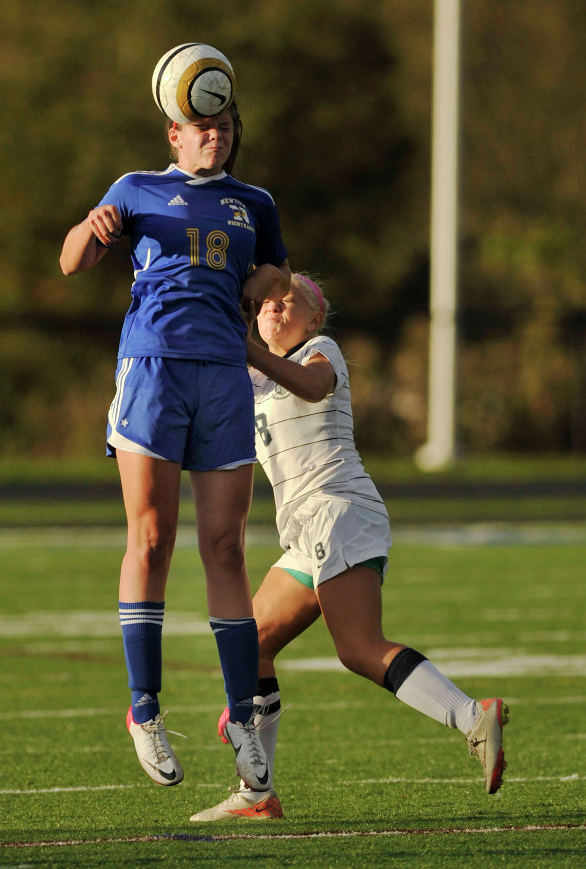 Paige Davis' penalty kick hands Newtown girls soccer team first loss ...