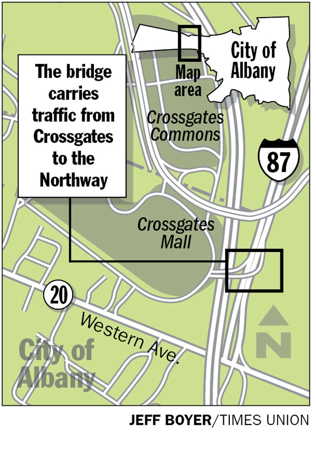 New traffic bridge for Crossgates