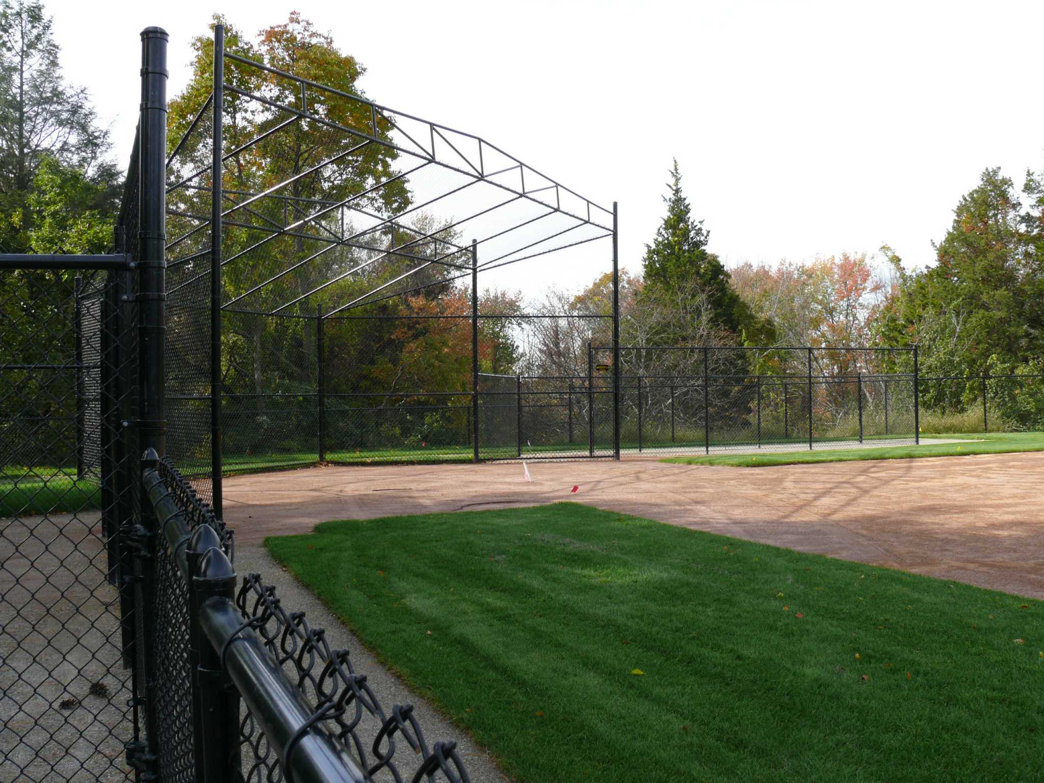 Home stretch for work on girls softball field on Hoyden's Hill